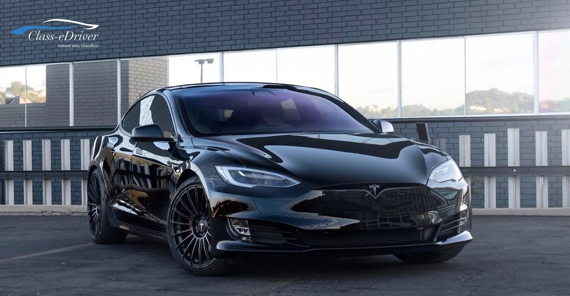 Tesla Model S Luxury Sedan with Premium Chauffeur Service